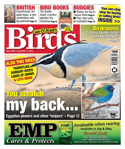 Cage & Aviary Birds Magazine - 15-Nov-23 Back Issue