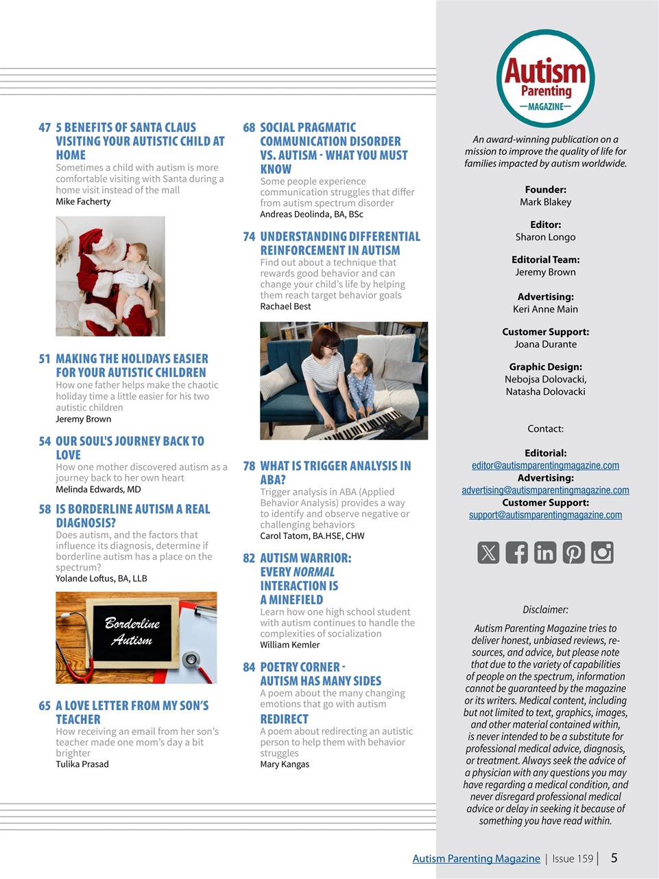 Autism Parenting Magazine - Issue 159 Back Issue