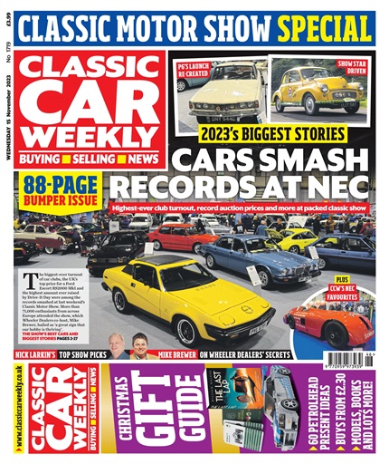 Classic Car Weekly Magazine - 15-Nov-2023 Back Issue