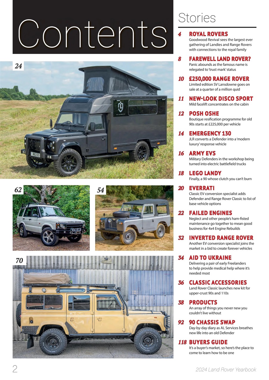 Overlander 4X4 Magazine - Land Rover Yearbook 2024 Special Issue