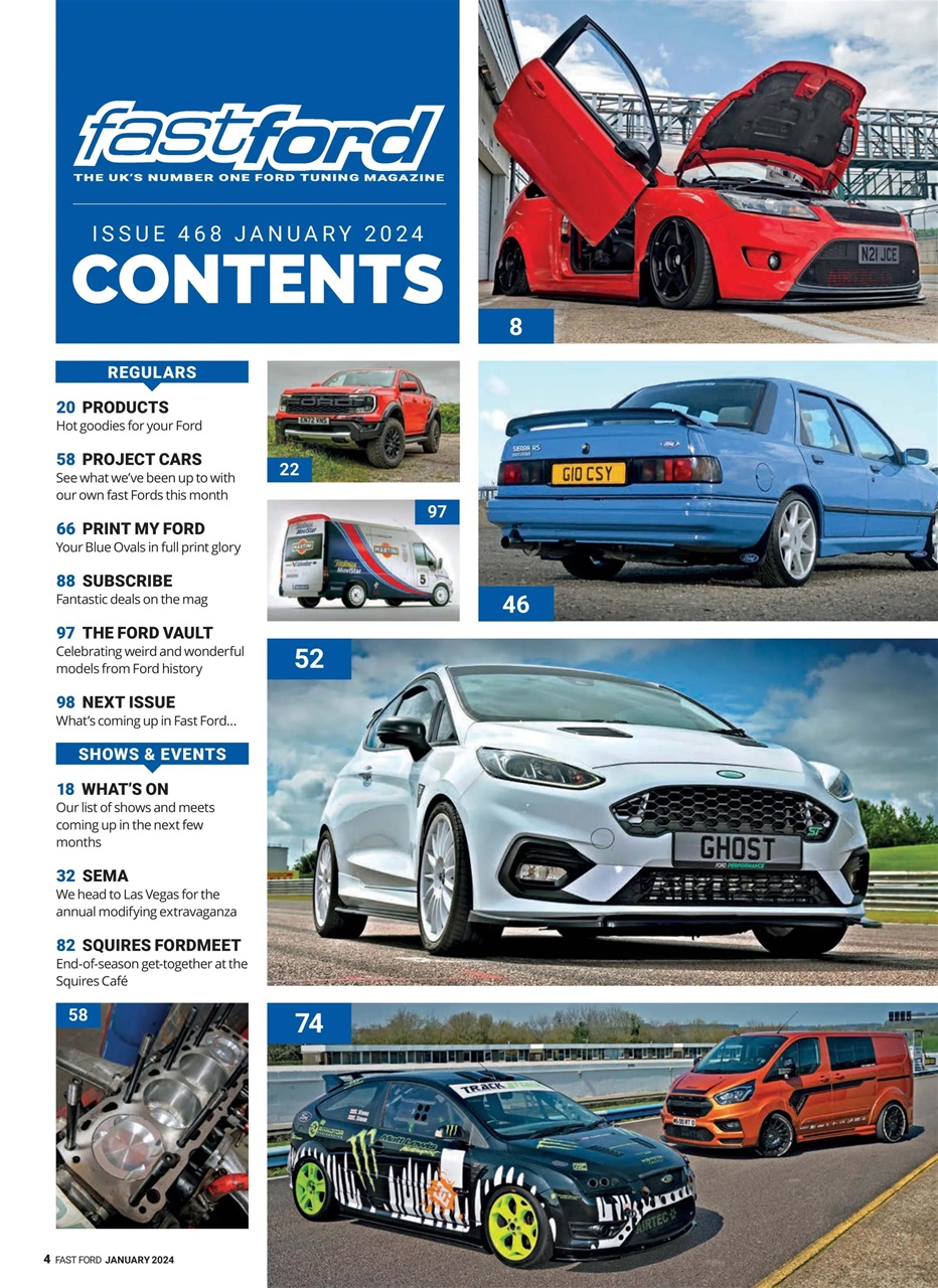 Fast Ford Magazine - Jan-24 Back Issue