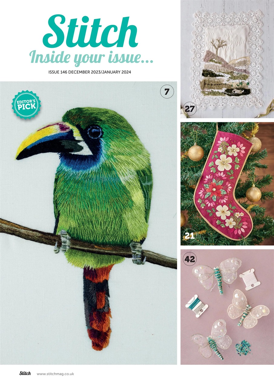 Stitch magazine - Dec 2023/Jan 2024 Subscriptions | Pocketmags