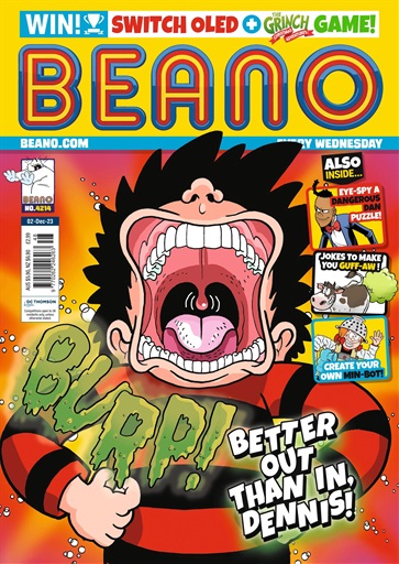 Beano Magazine - 29/11/2023 Back Issue