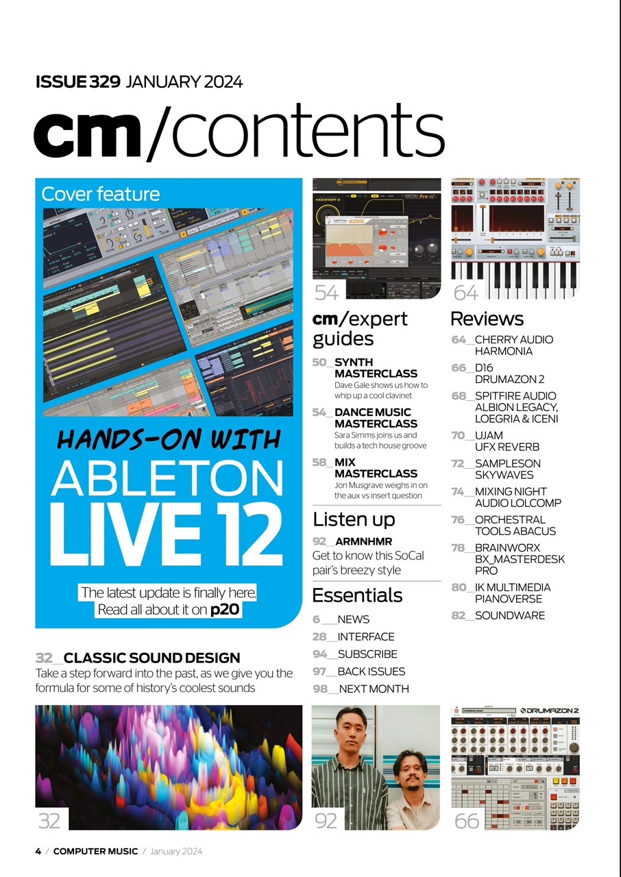 Computer Music Magazine - January 2024 Back Issue