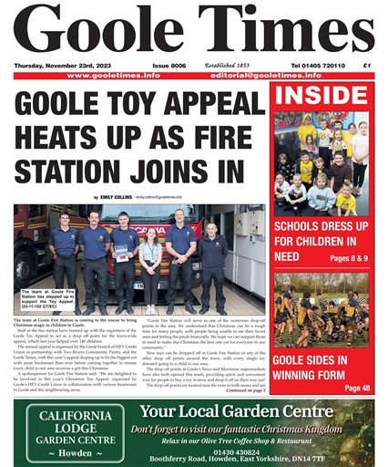 Goole Times Magazine - November 23rd 2023 Back Issue