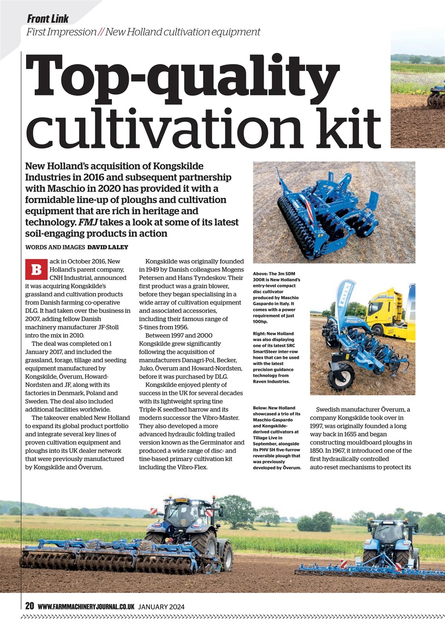 Farm Machinery Journal Magazine - January 2024 Back Issue