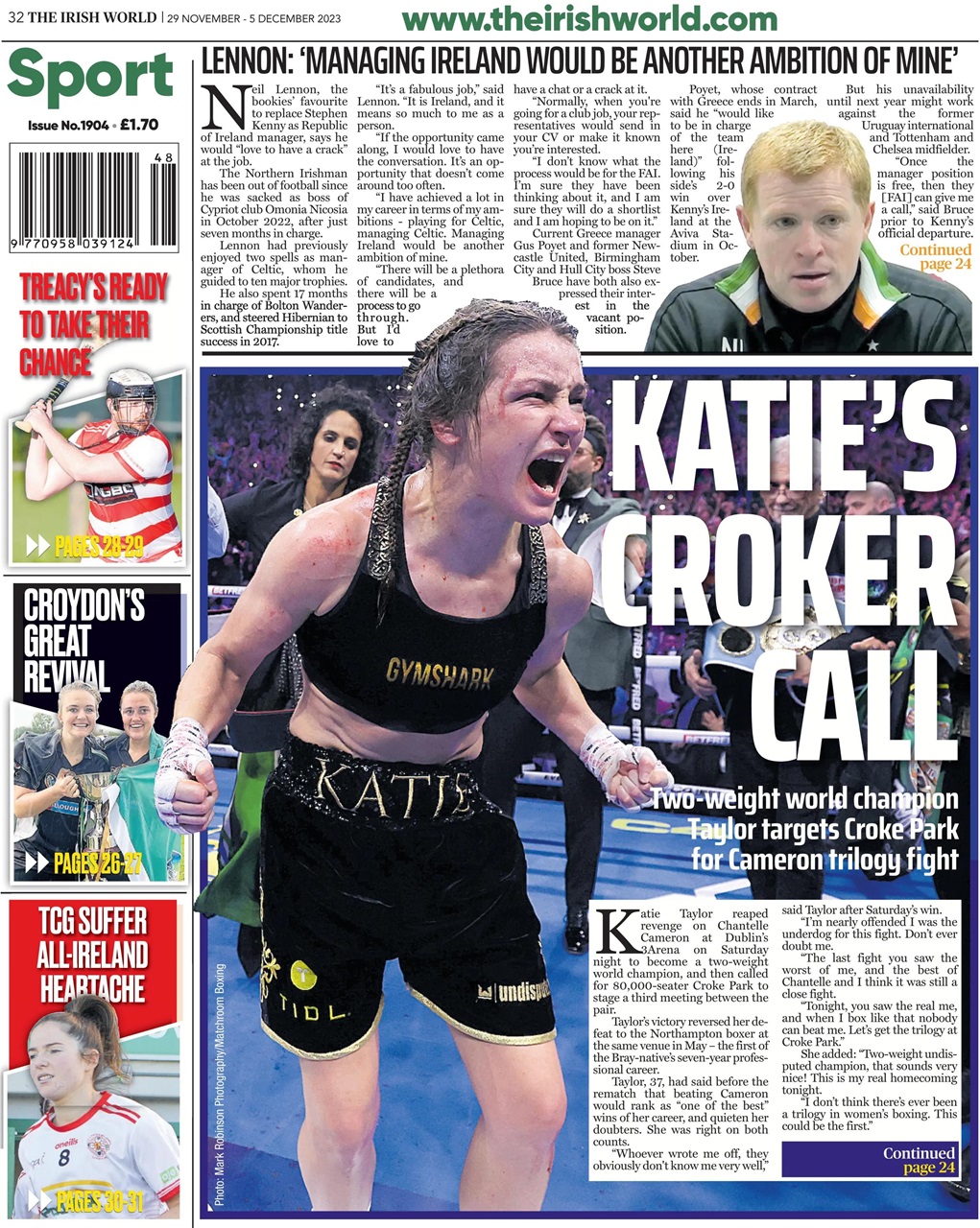 Irish World Magazine - 1904 Back Issue