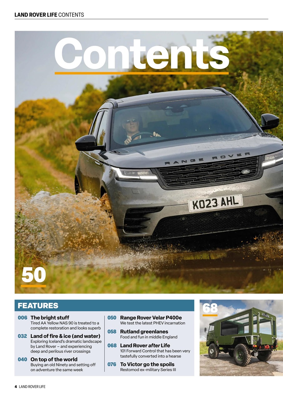 Land Rover Life Magazine Subscriptions and Issue 3 Issue | Pocketmags