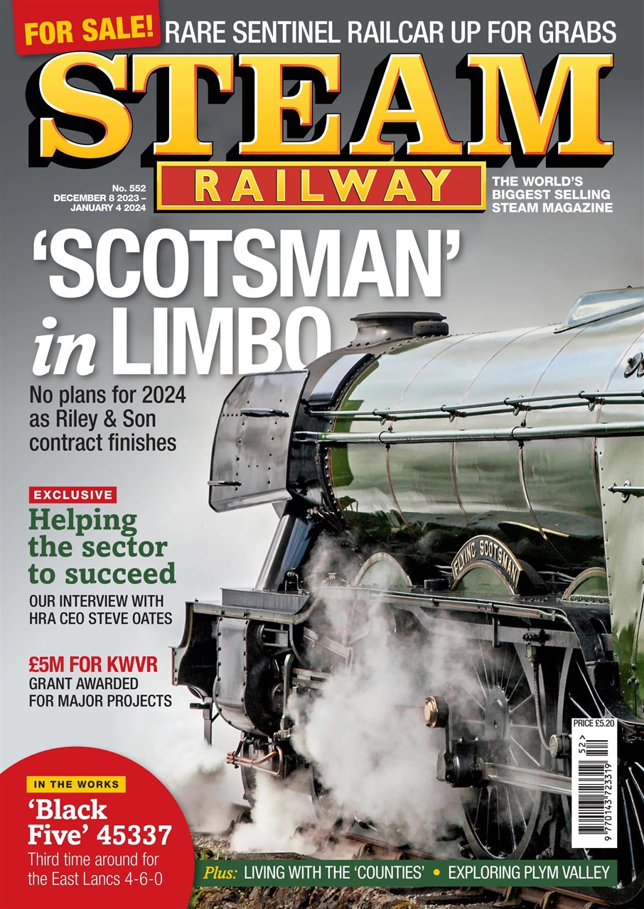 Steam Railway Magazine - 552 Subscriptions | Pocketmags