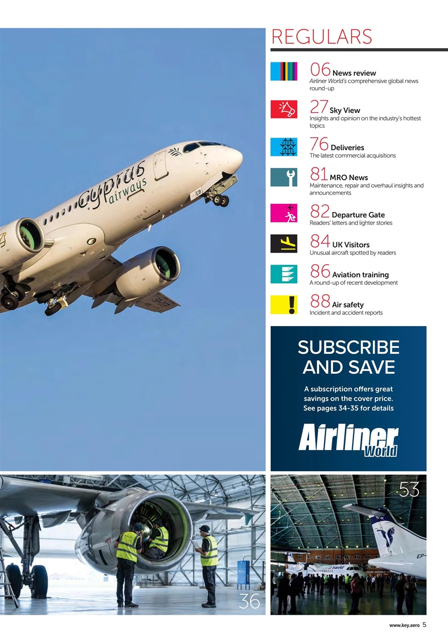 Airliner World Magazine - January 2024 Subscriptions | Pocketmags