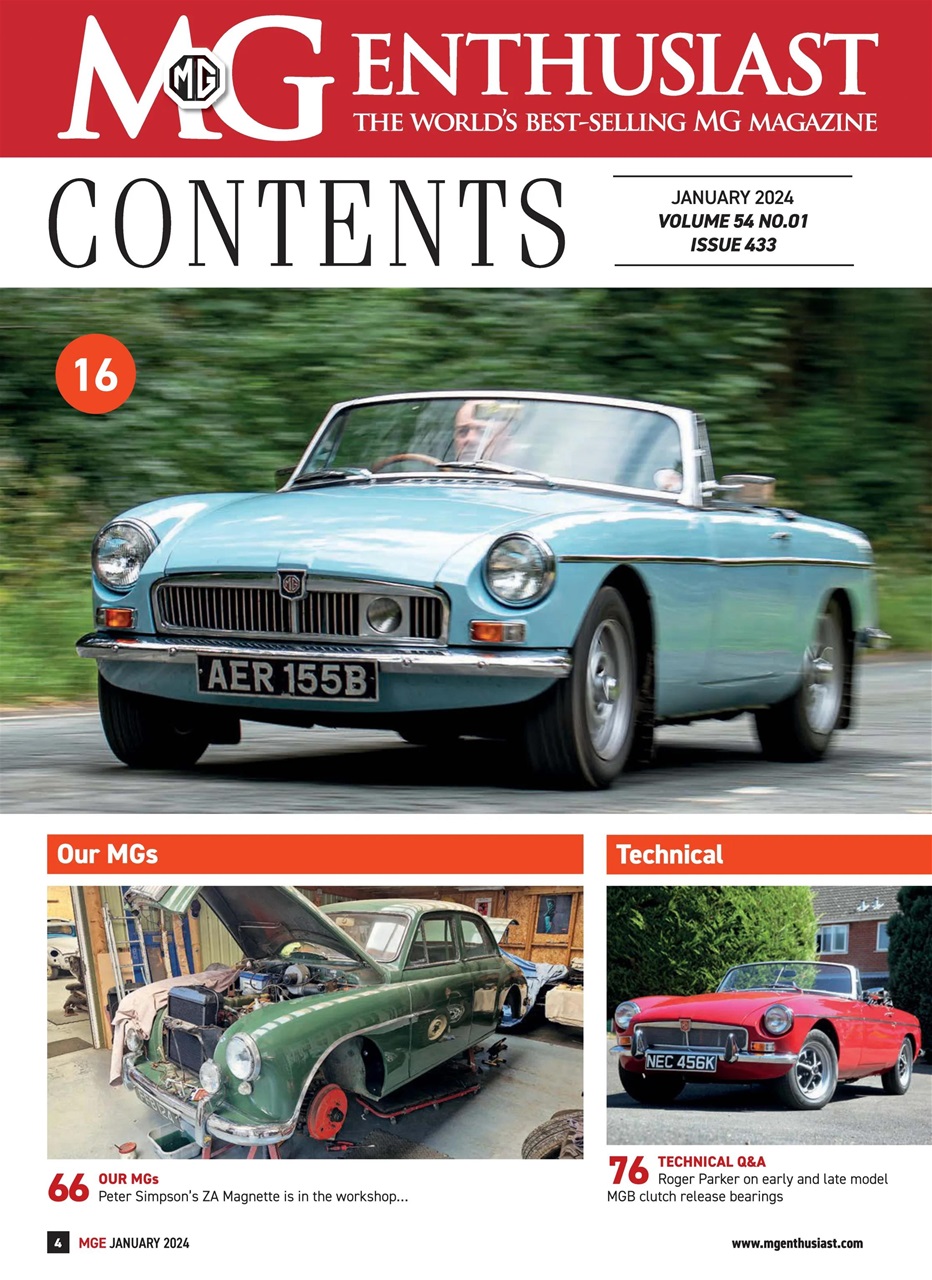 MG Enthusiast Magazine - Jan-24 Subscriptions | Pocketmags