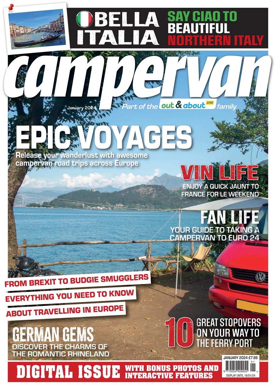 Campervan Magazine - January 2024 Subscriptions | Pocketmags