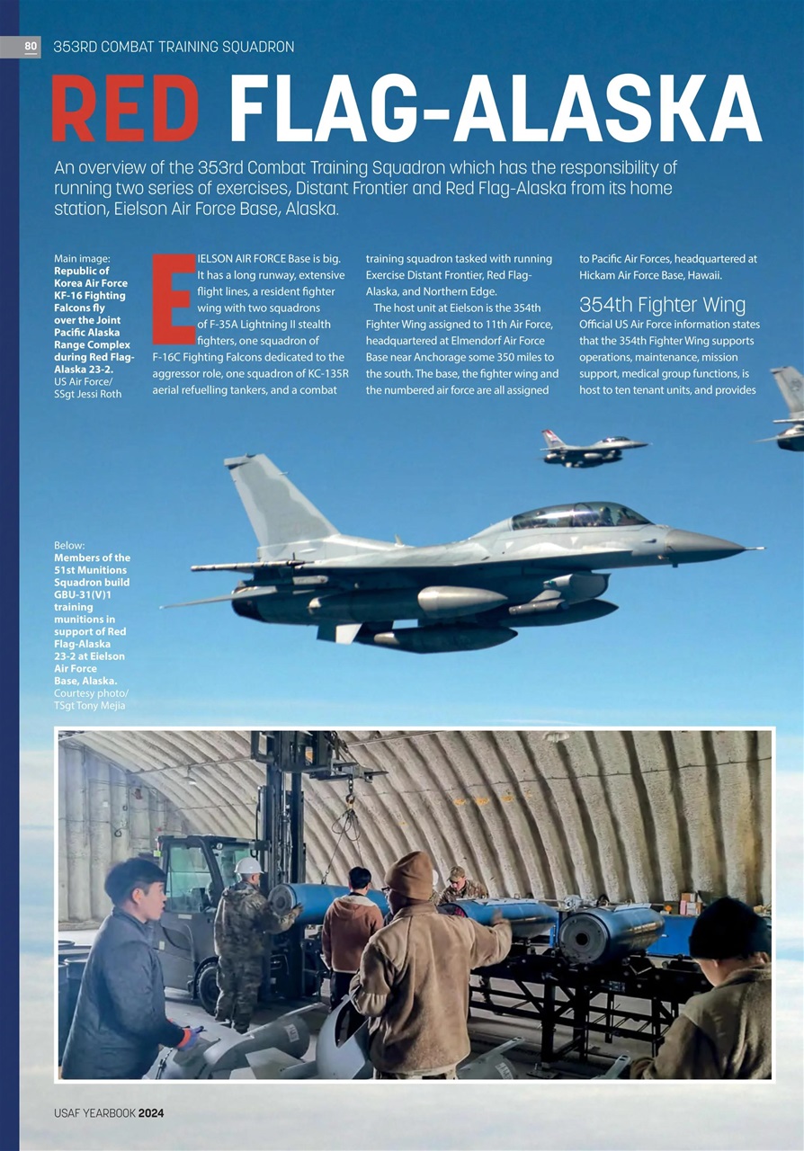 AirForces Monthly Magazine - USAF Air Power Yearbook 2024 Speciale Editie