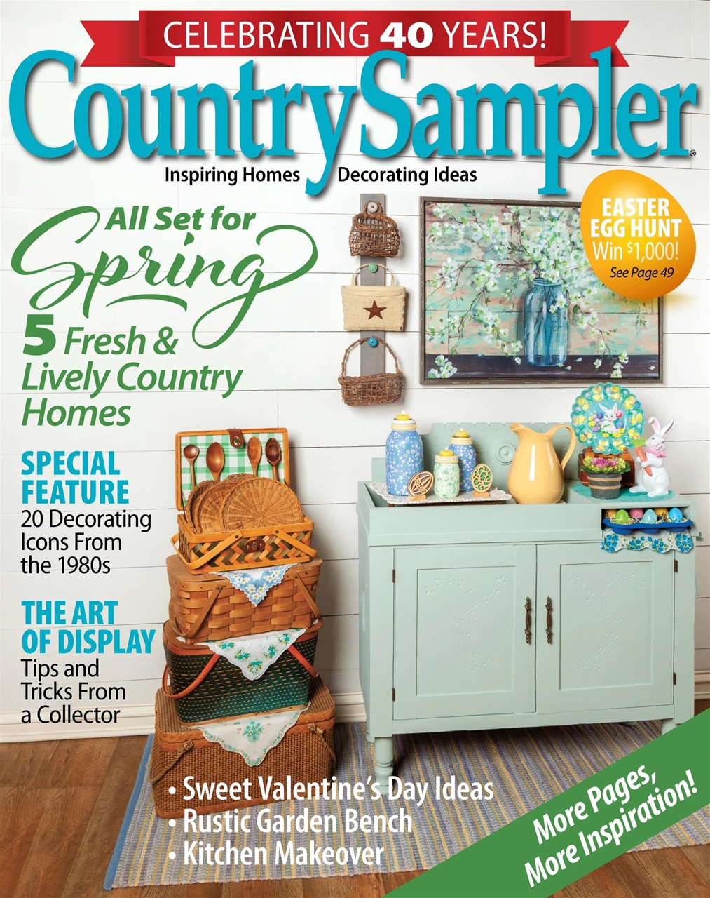 Country Sampler Magazine - Spring 2024 Subscriptions | Pocketmags