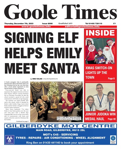Goole Times Magazine - December 7th 2023 Back Issue