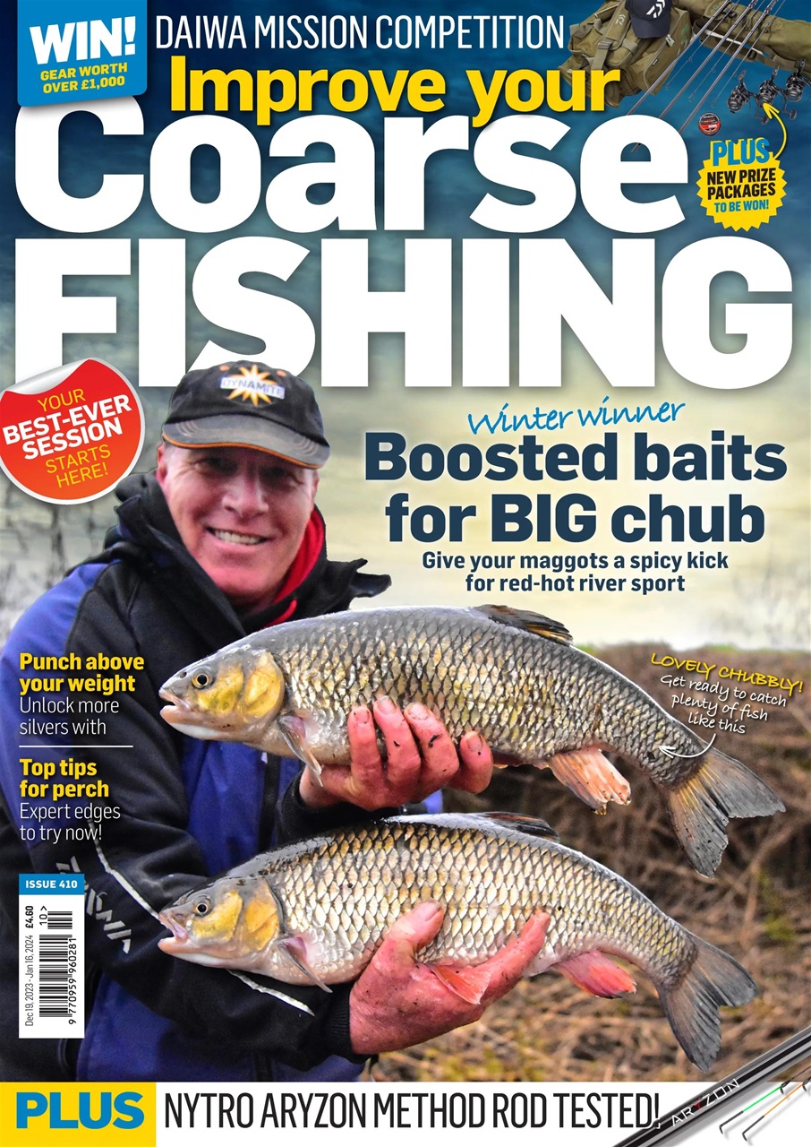 Improve Your Coarse Fishing Magazine - 410 Subscriptions | Pocketmags
