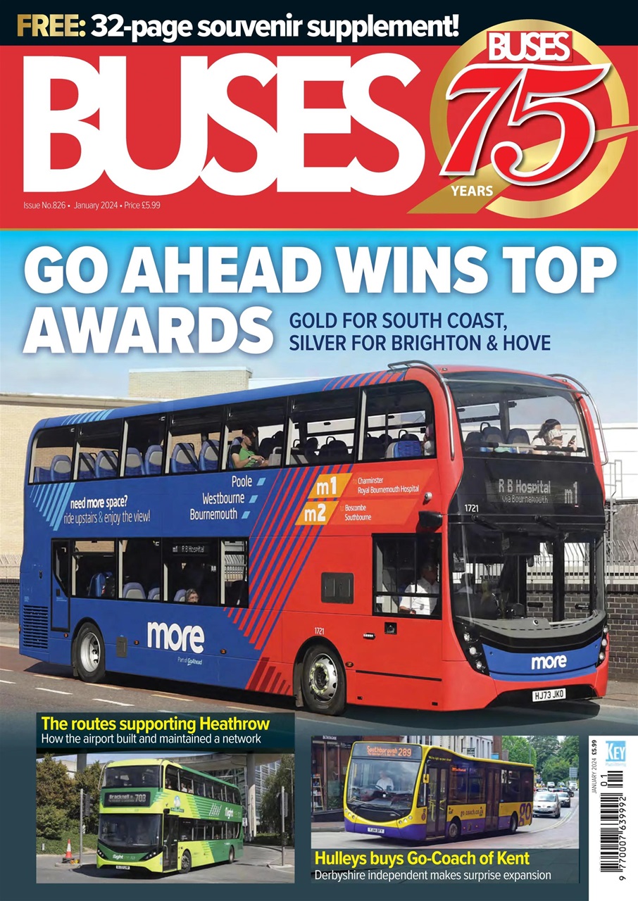 Buses Magazine - January 2024 Subscriptions | Pocketmags