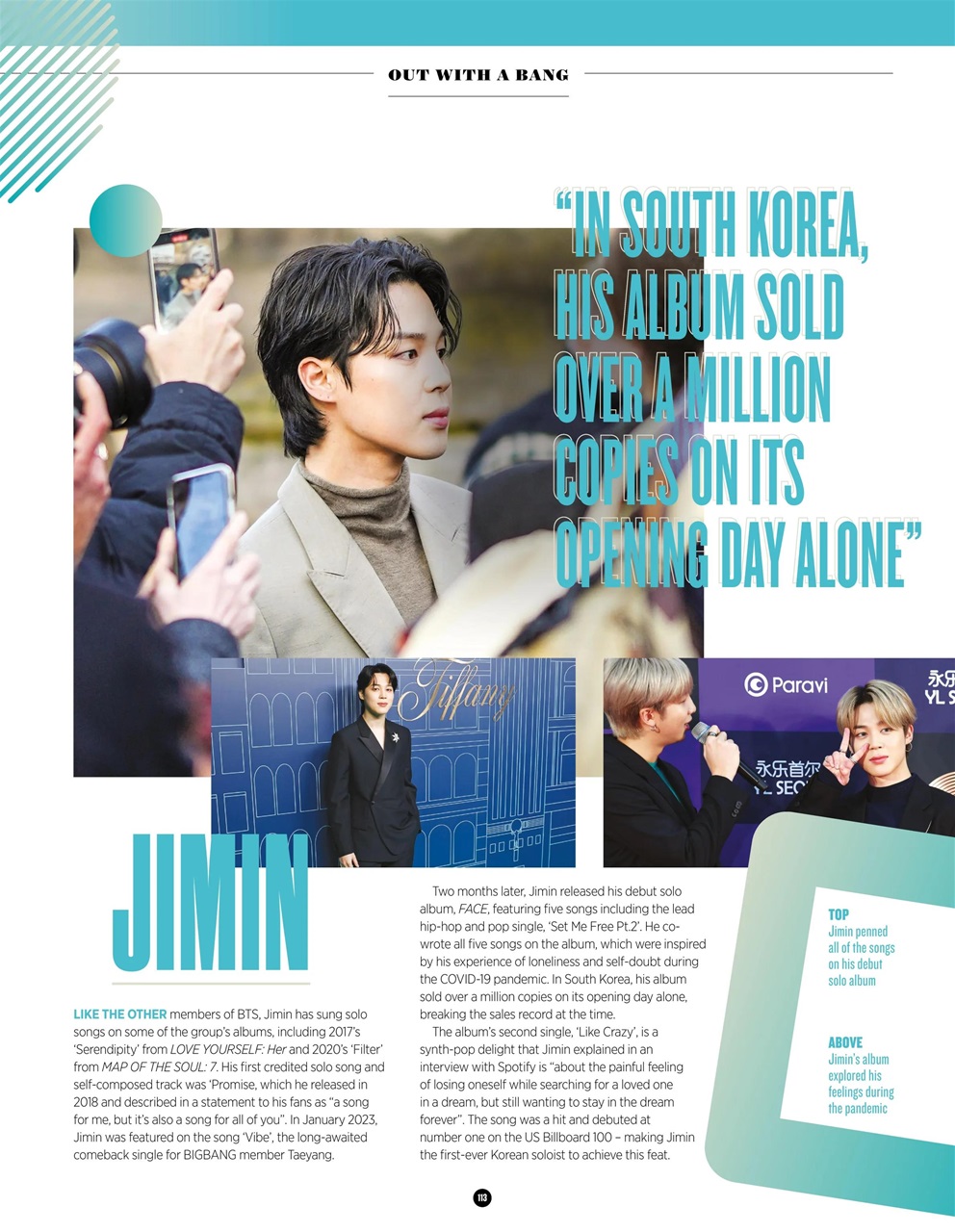 Music Magazine - The Story of BTS First Edition Back Issue