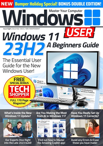 Windows User Magazine - Winter 2023 Subscriptions | Pocketmags