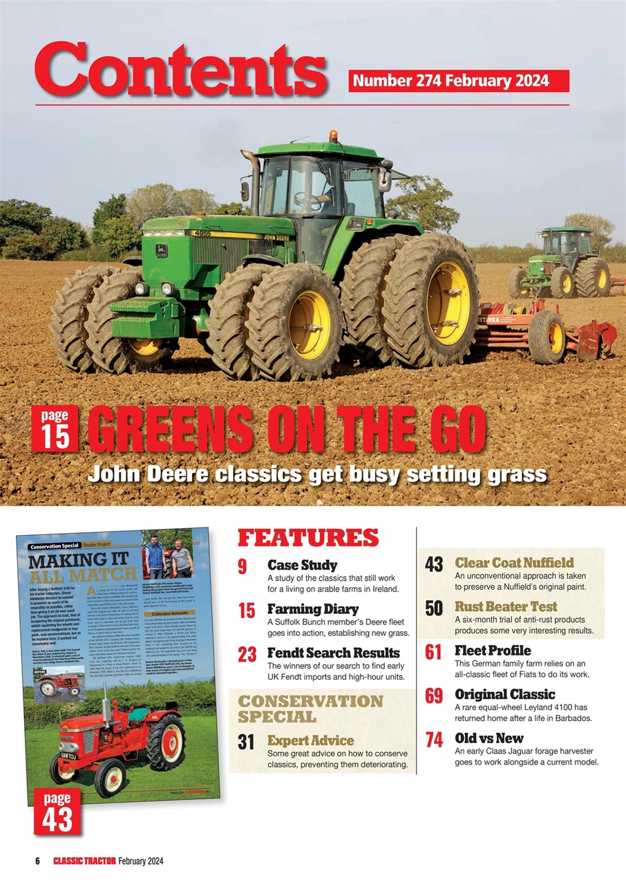 Classic Tractor Magazine - February 2024 Subscriptions | Pocketmags