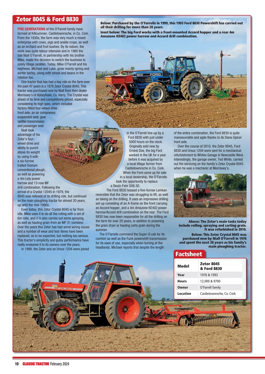 Classic Tractor Magazine - February 2024 Subscriptions | Pocketmags