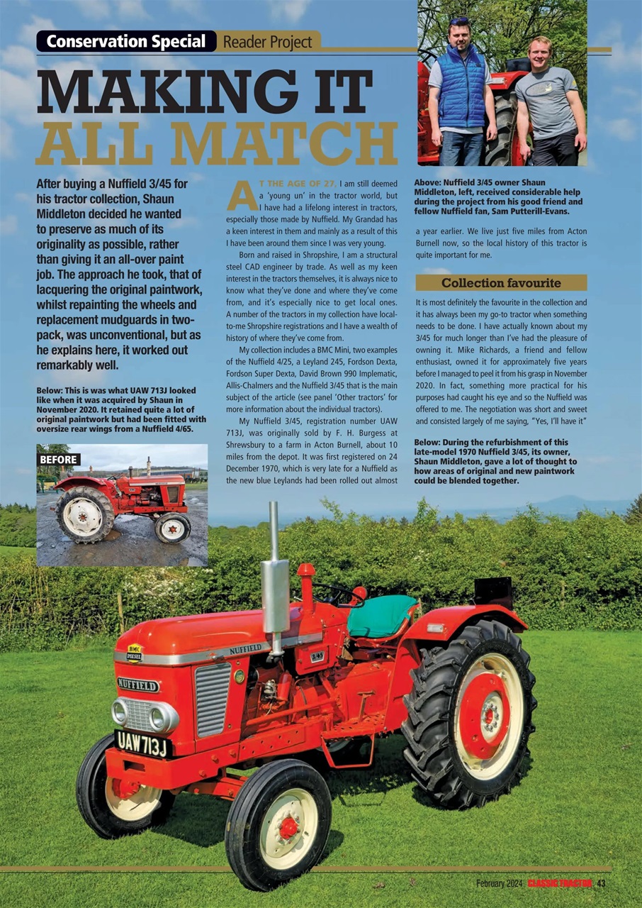 Classic Tractor Magazine - February 2024 Subscriptions | Pocketmags