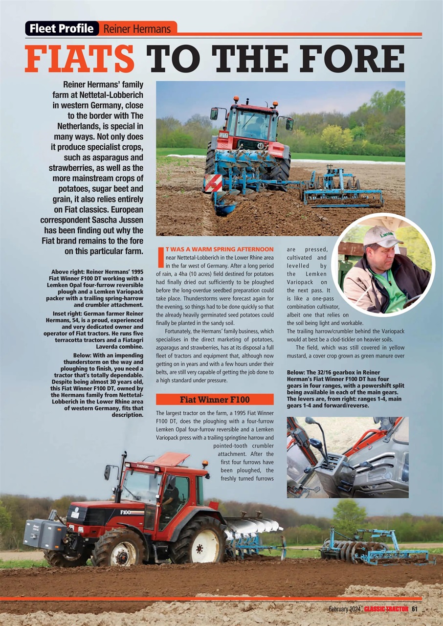 Classic Tractor Magazine - February 2024 Subscriptions | Pocketmags