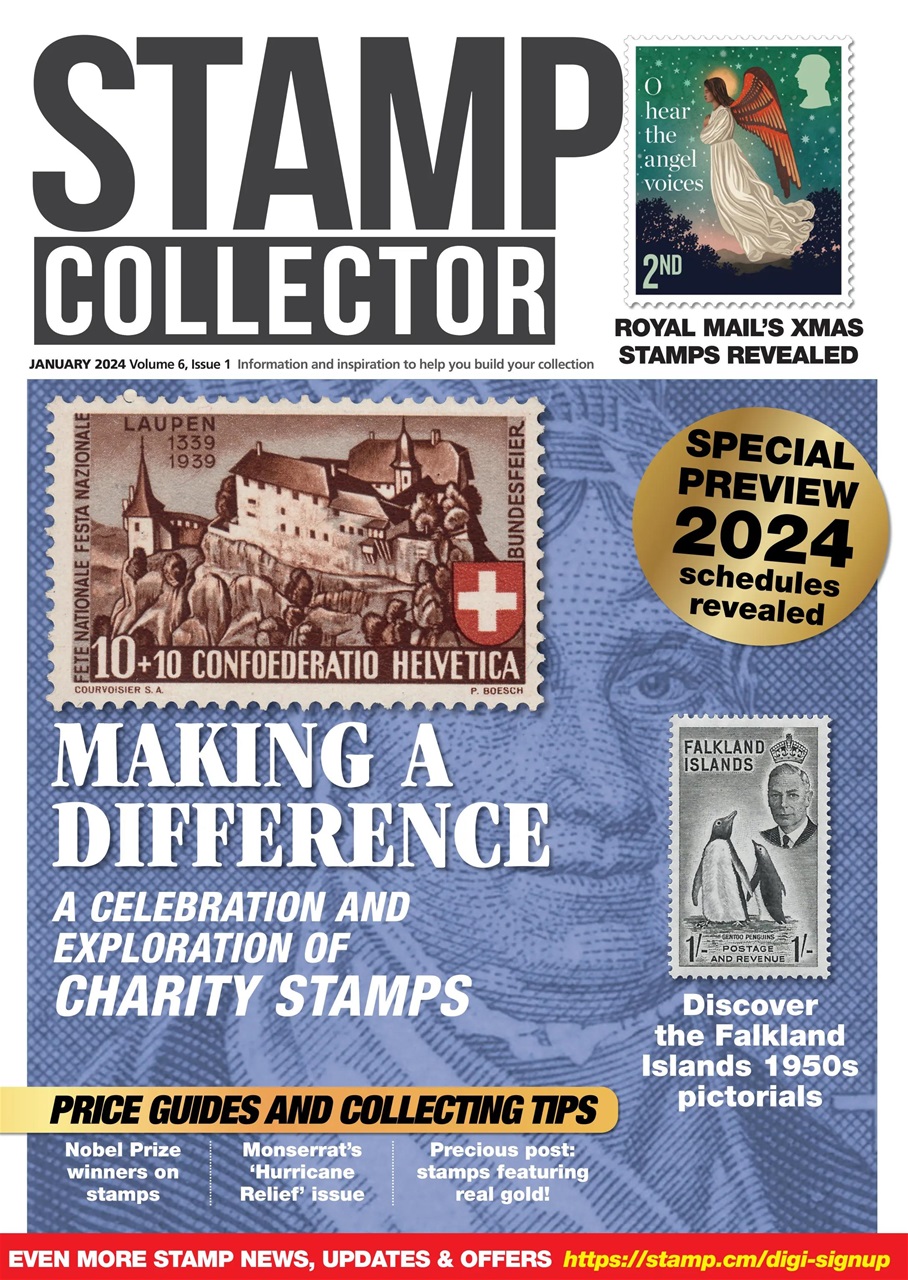 Stamp Collector Magazine - January 2024 Subscriptions | Pocketmags