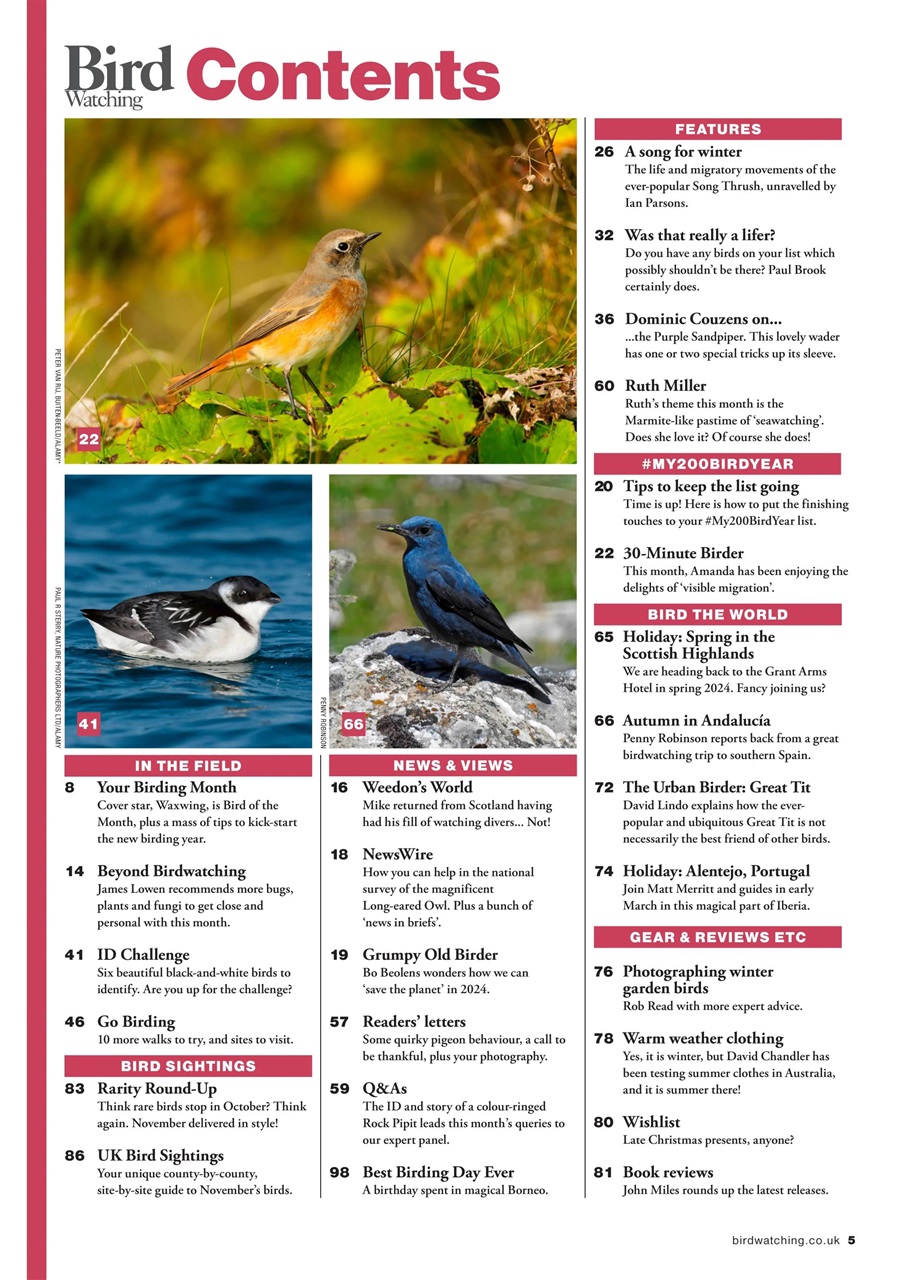 Bird Watching Magazine - Jan-24 Subscriptions | Pocketmags