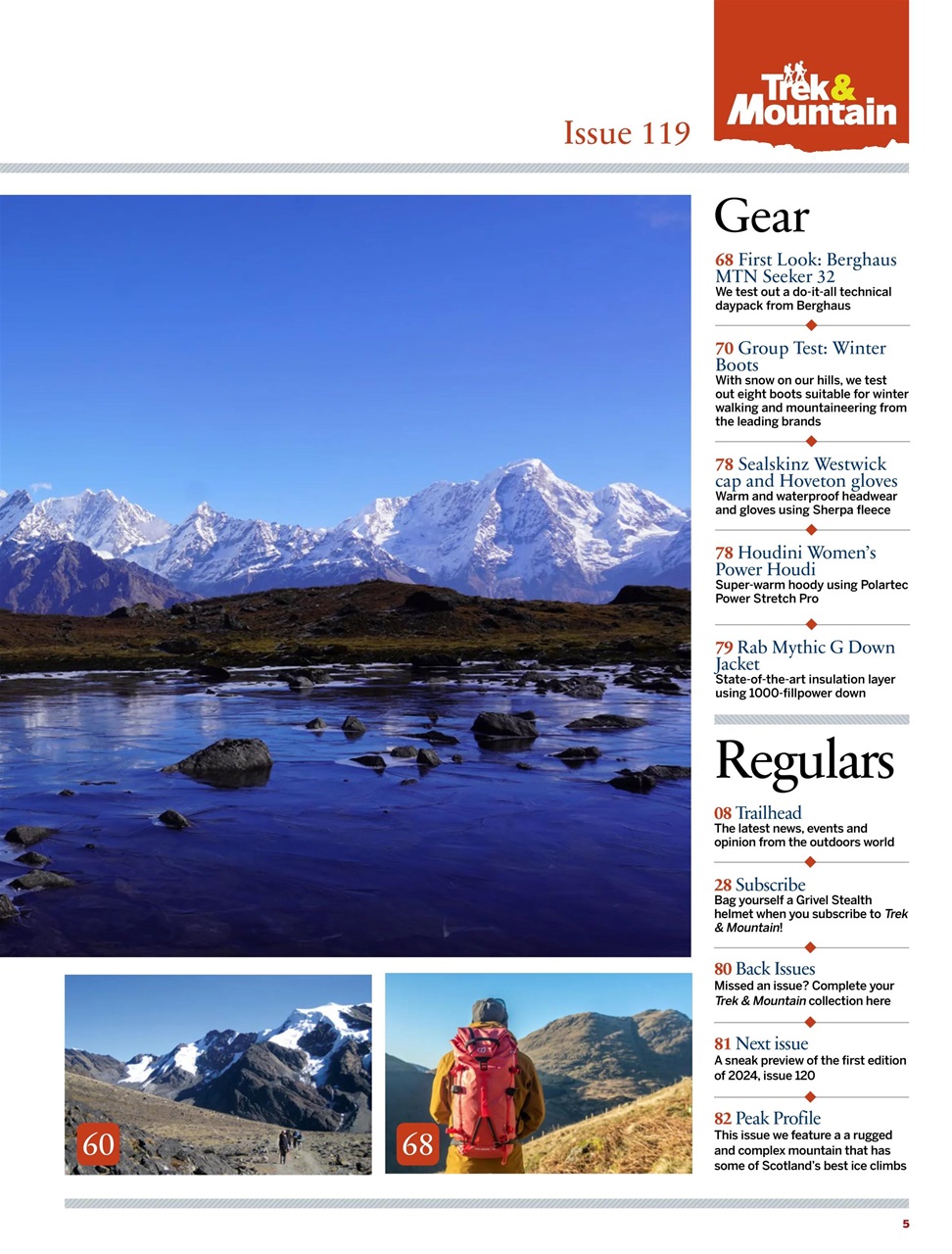 Trek & Mountain Magazine - Nov/Dec 2023 Subscriptions | Pocketmags