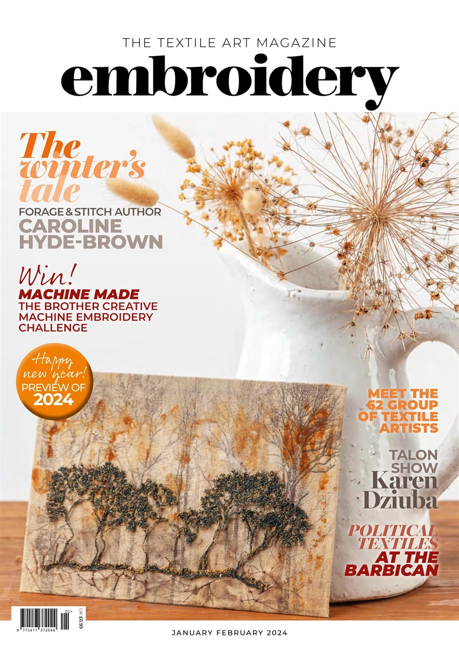 Embroidery Magazine - Jan/Feb 2024 Subscriptions | Pocketmags
