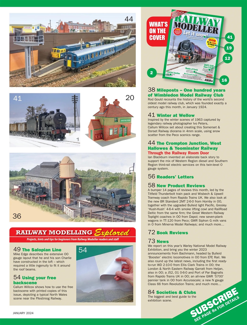 Railway Modeller Magazine - January 2024 Subscriptions | Pocketmags