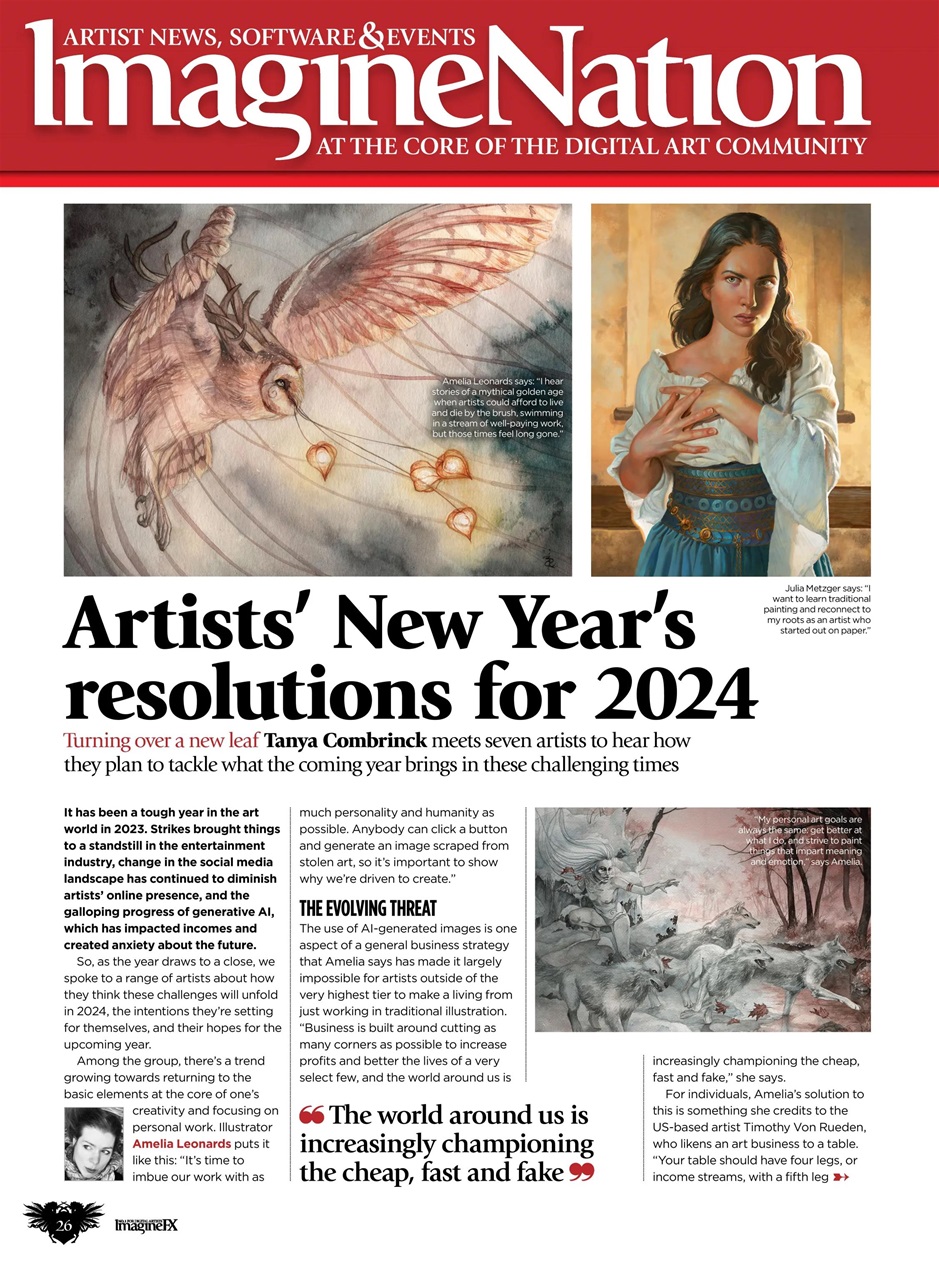 ImagineFX - February 2024 Subscriptions | Pocketmags