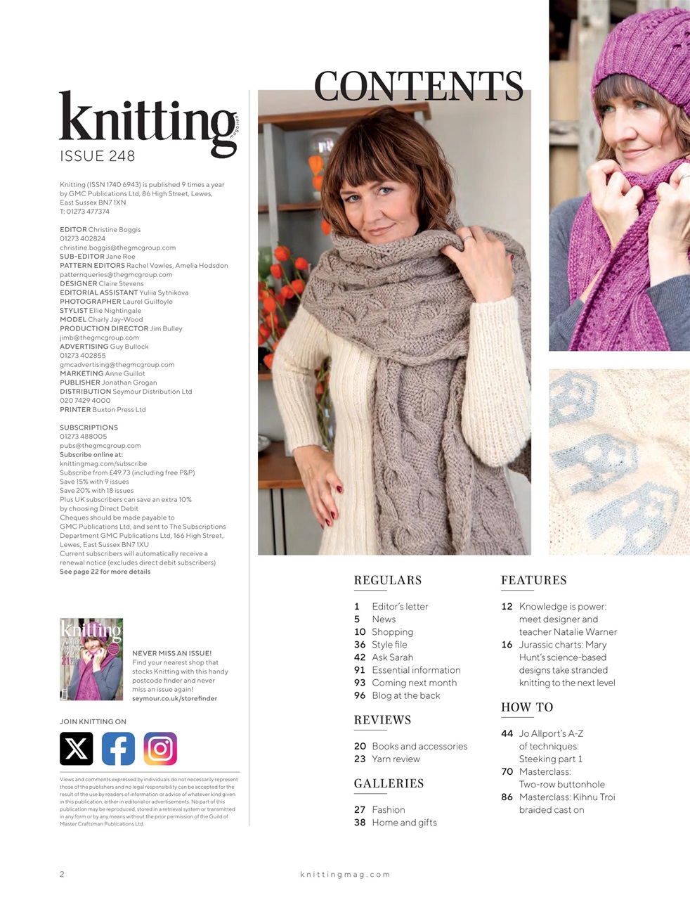 Knitting Magazine - Issue 248 Subscriptions | Pocketmags