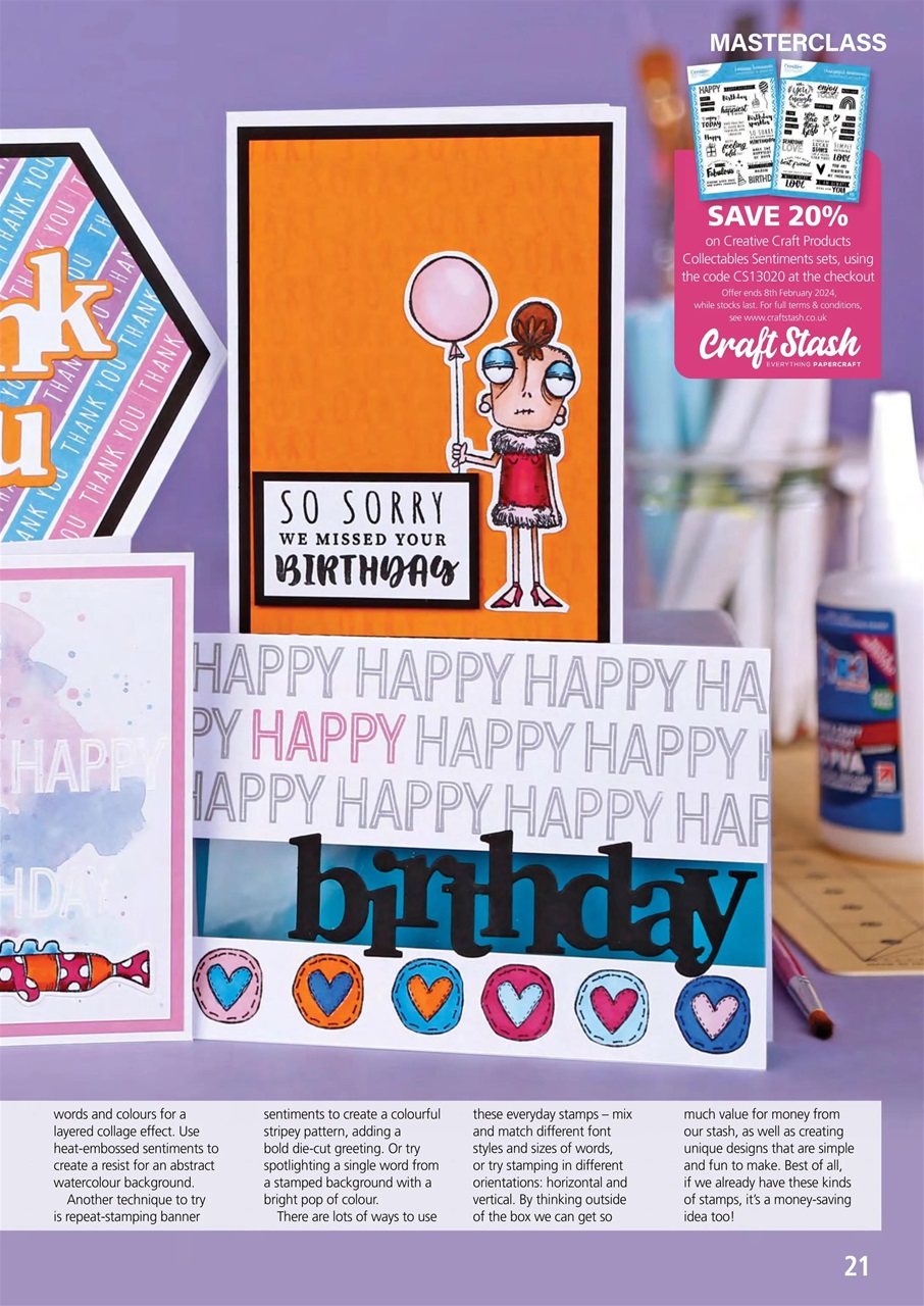 Creative Stamping Magazine - 130 Back Issue