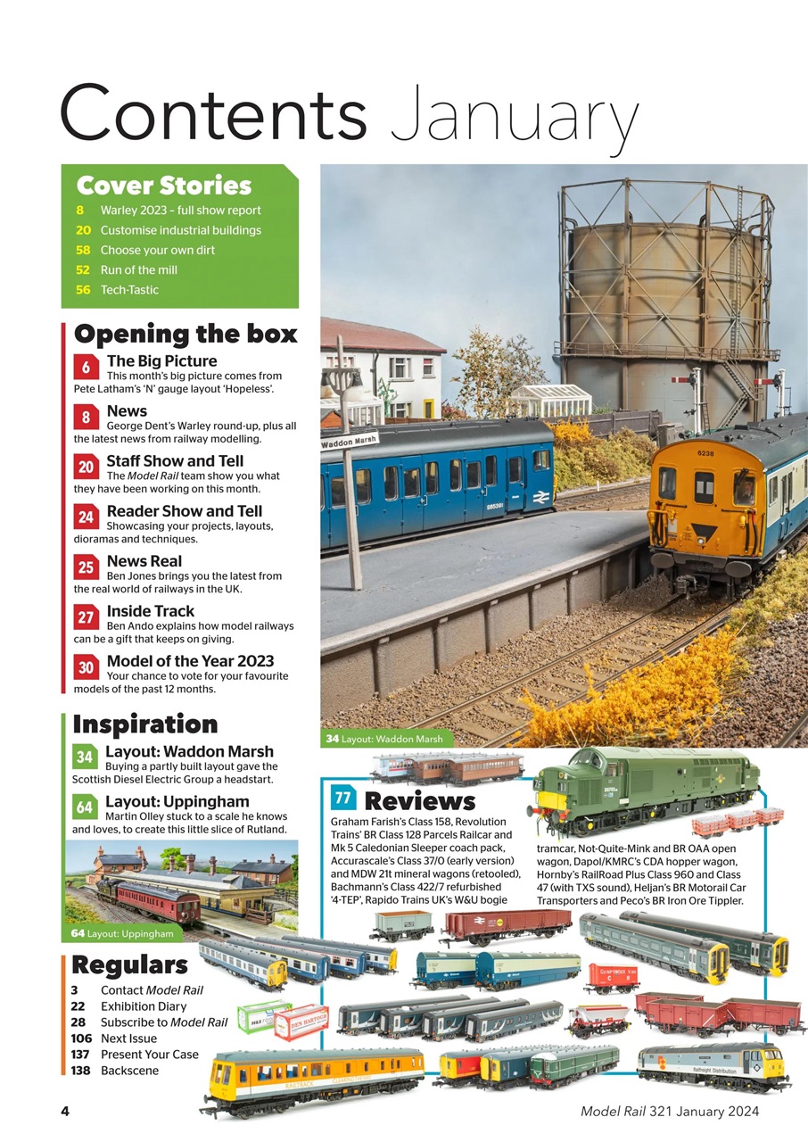 Model Rail Magazine - Jan-24 Back Issue