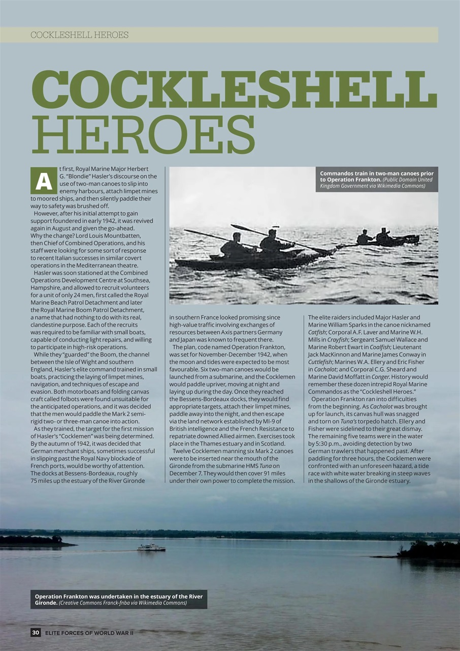 Britain at War Magazine - Elite Forces of World War II Edición especial