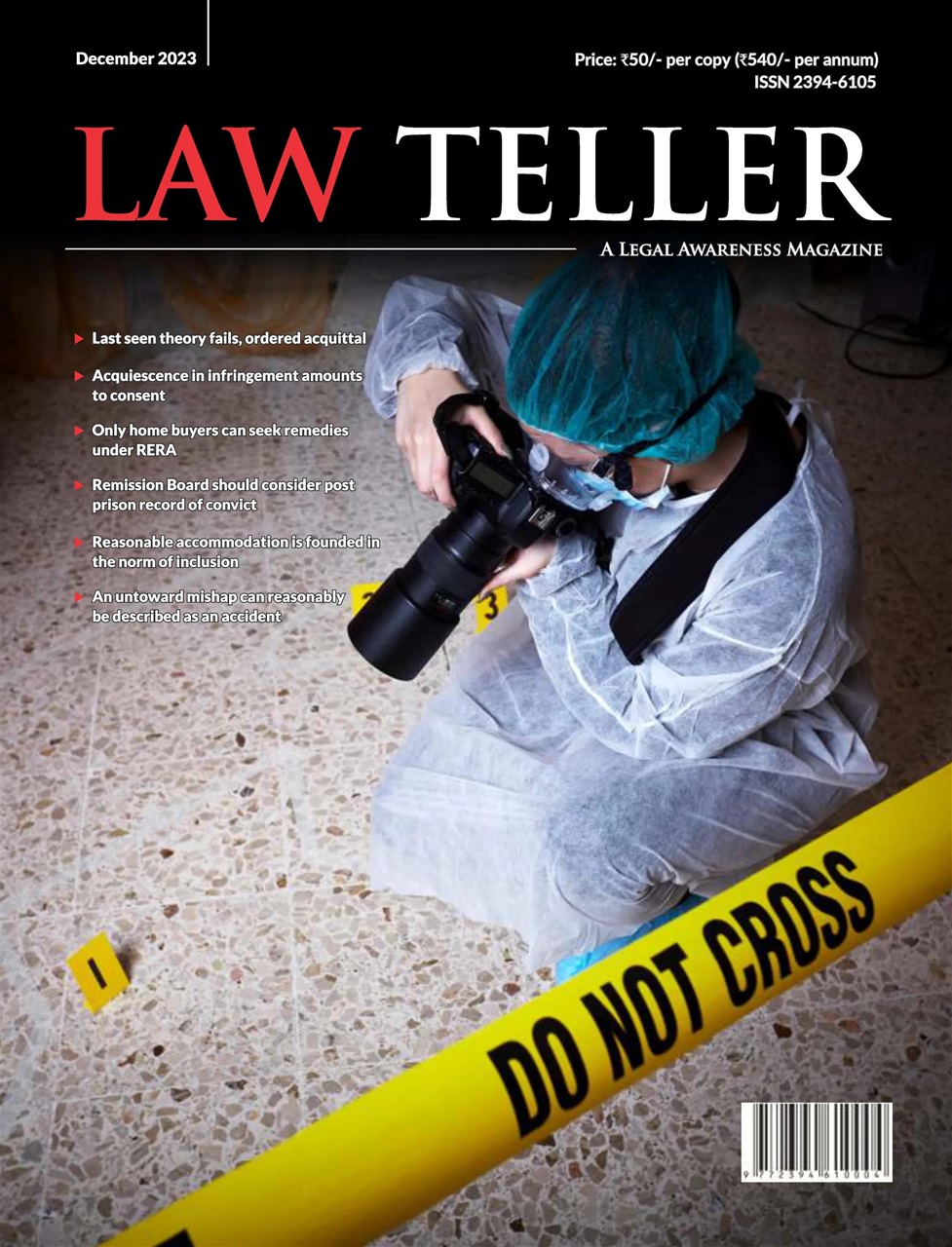 Lawteller – A Legal Awareness Magazine - December 2023 Back Issue