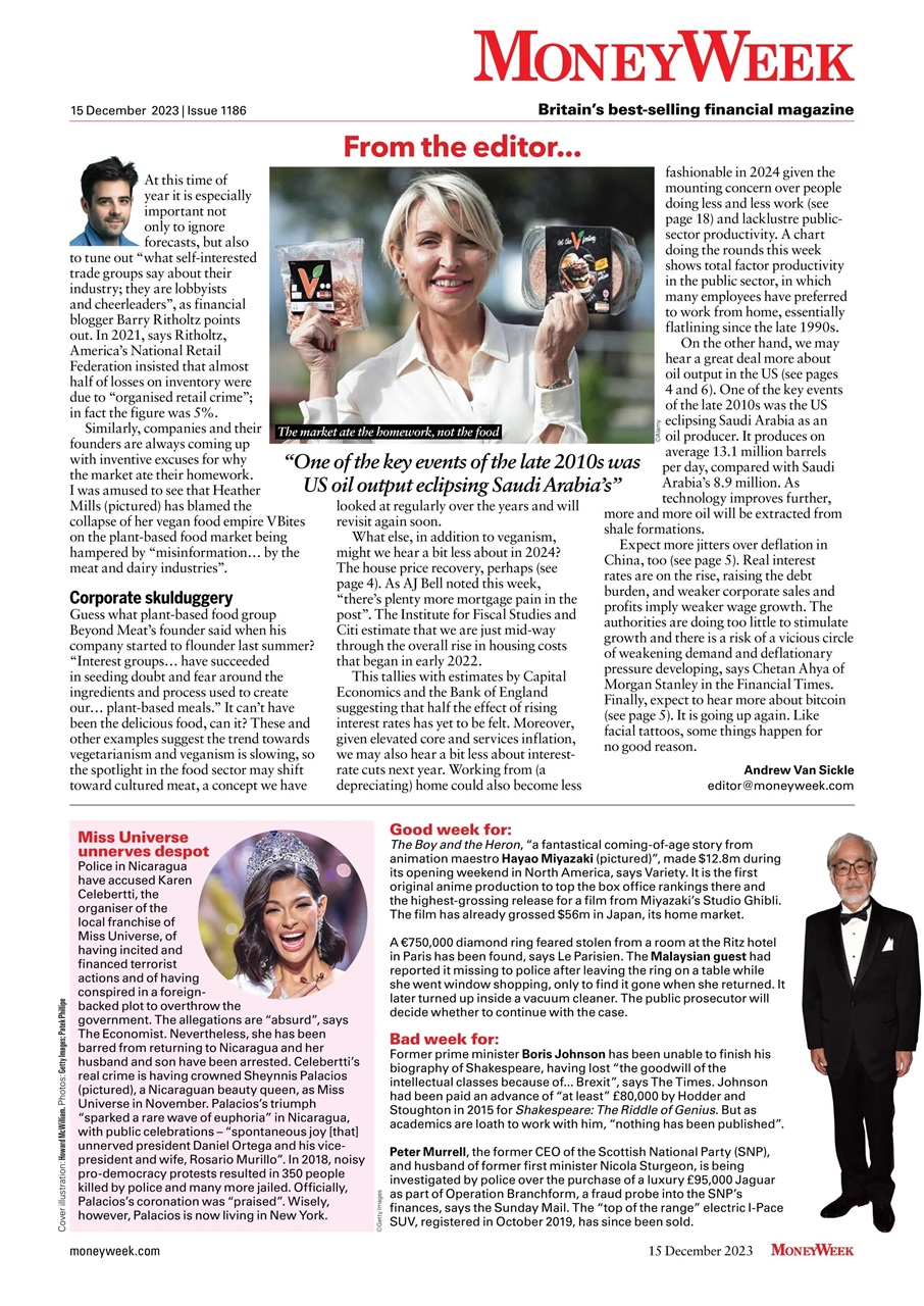 MoneyWeek Magazine - 1186 Back Issue