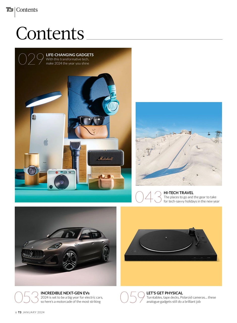 T3 Magazine - January 2024 Subscriptions | Pocketmags