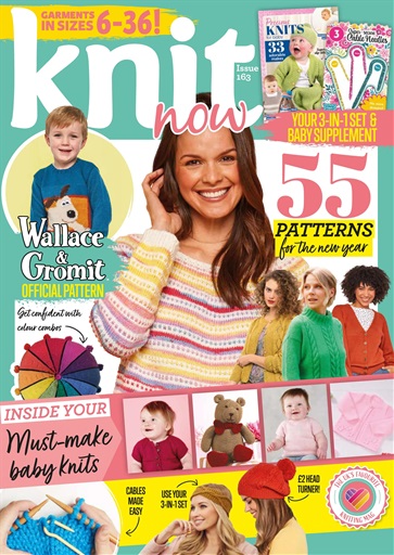 Knit Now Magazine - Issue 163 Subscriptions | Pocketmags