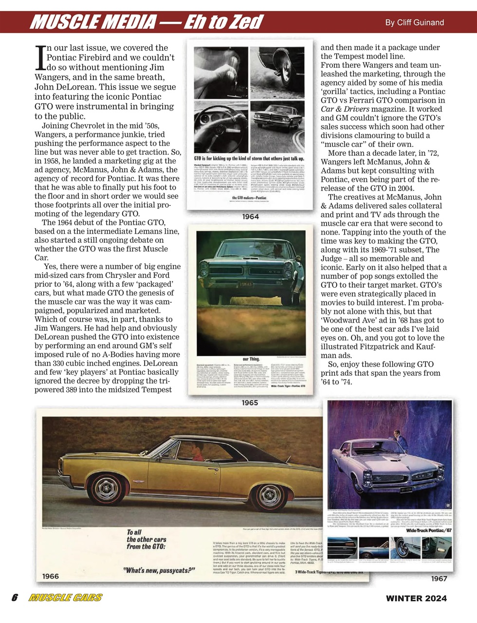 Muscle Cars Magazine - WINTER 2024 Subscriptions | Pocketmags