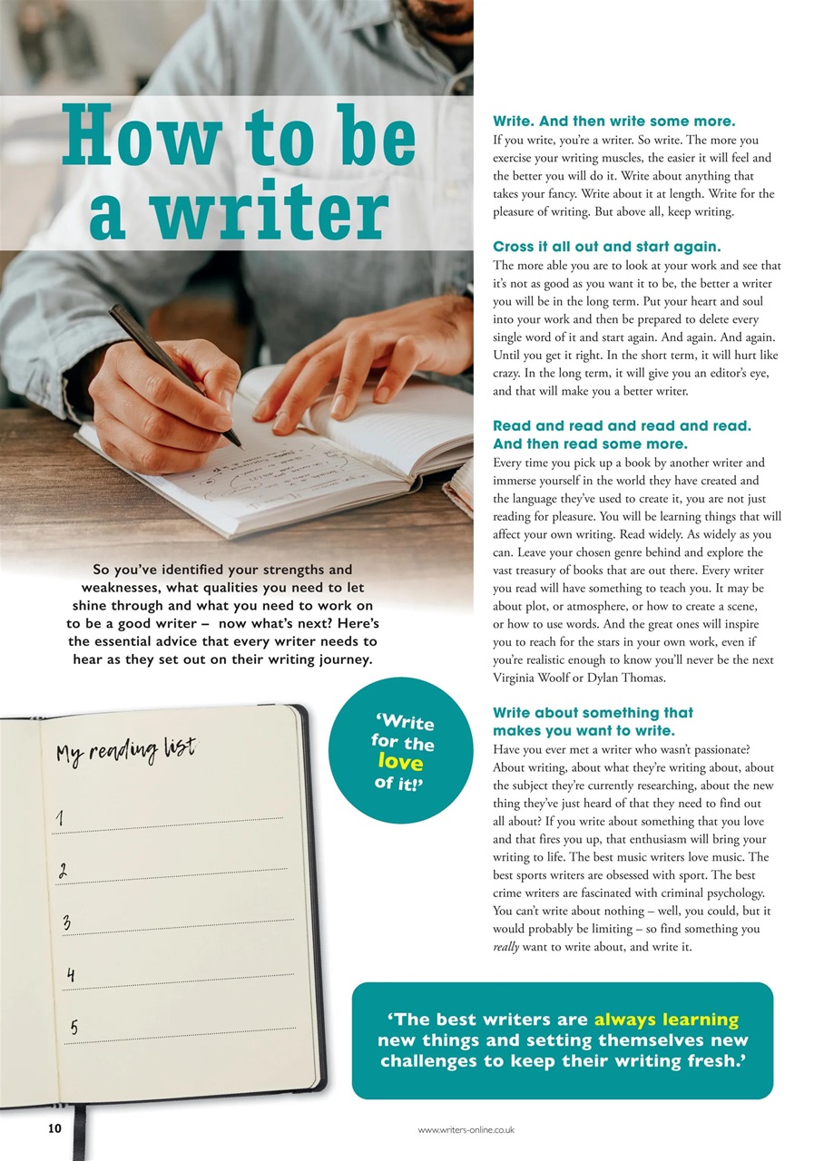 Writing Magazine - Write Now Special Issue