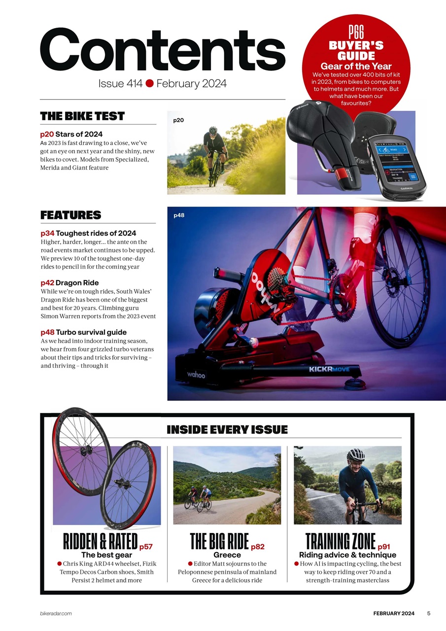 Cycling Plus Magazine - February 2024 Subscriptions | Pocketmags