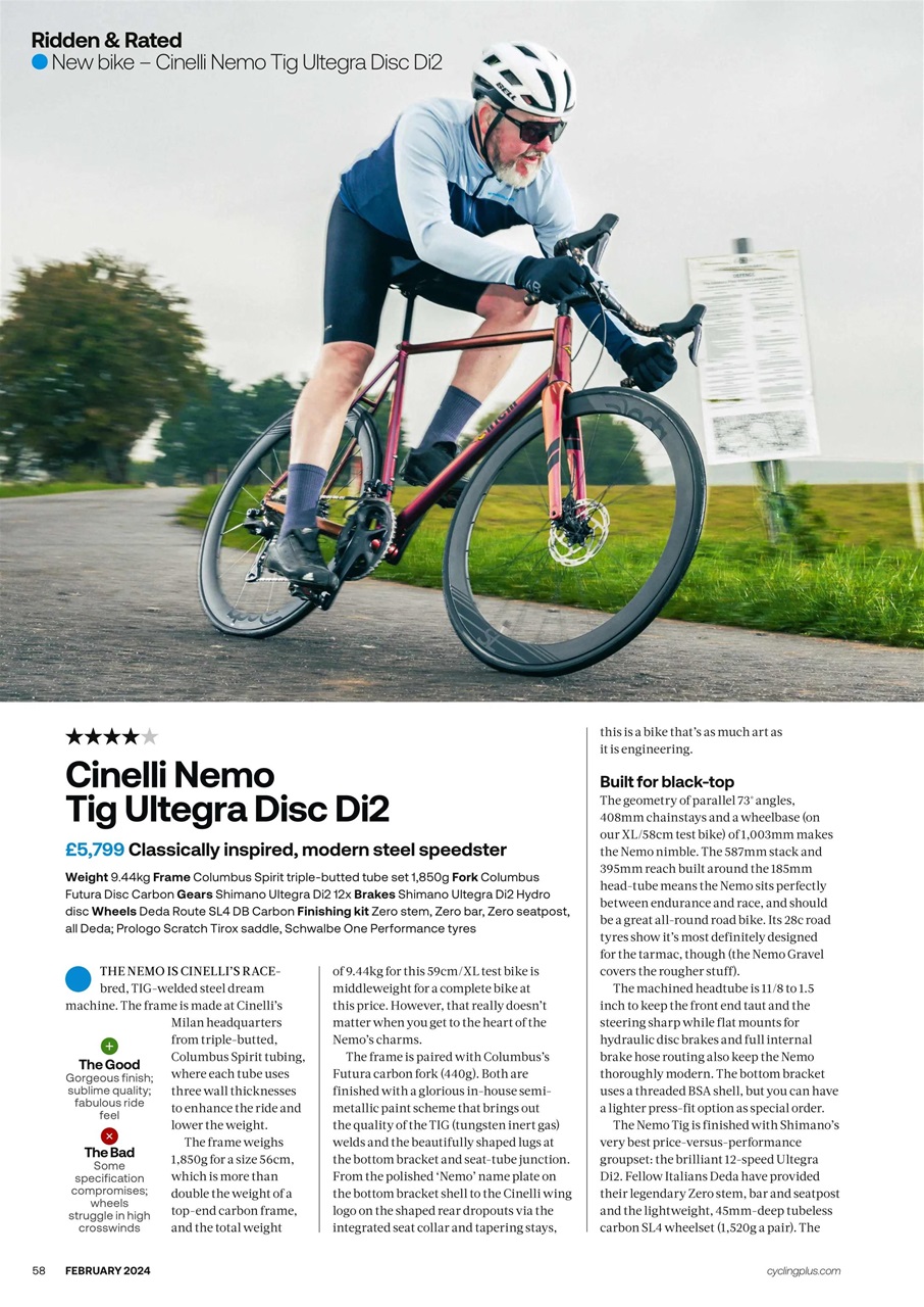 Cycling Plus Magazine - February 2024 Subscriptions | Pocketmags