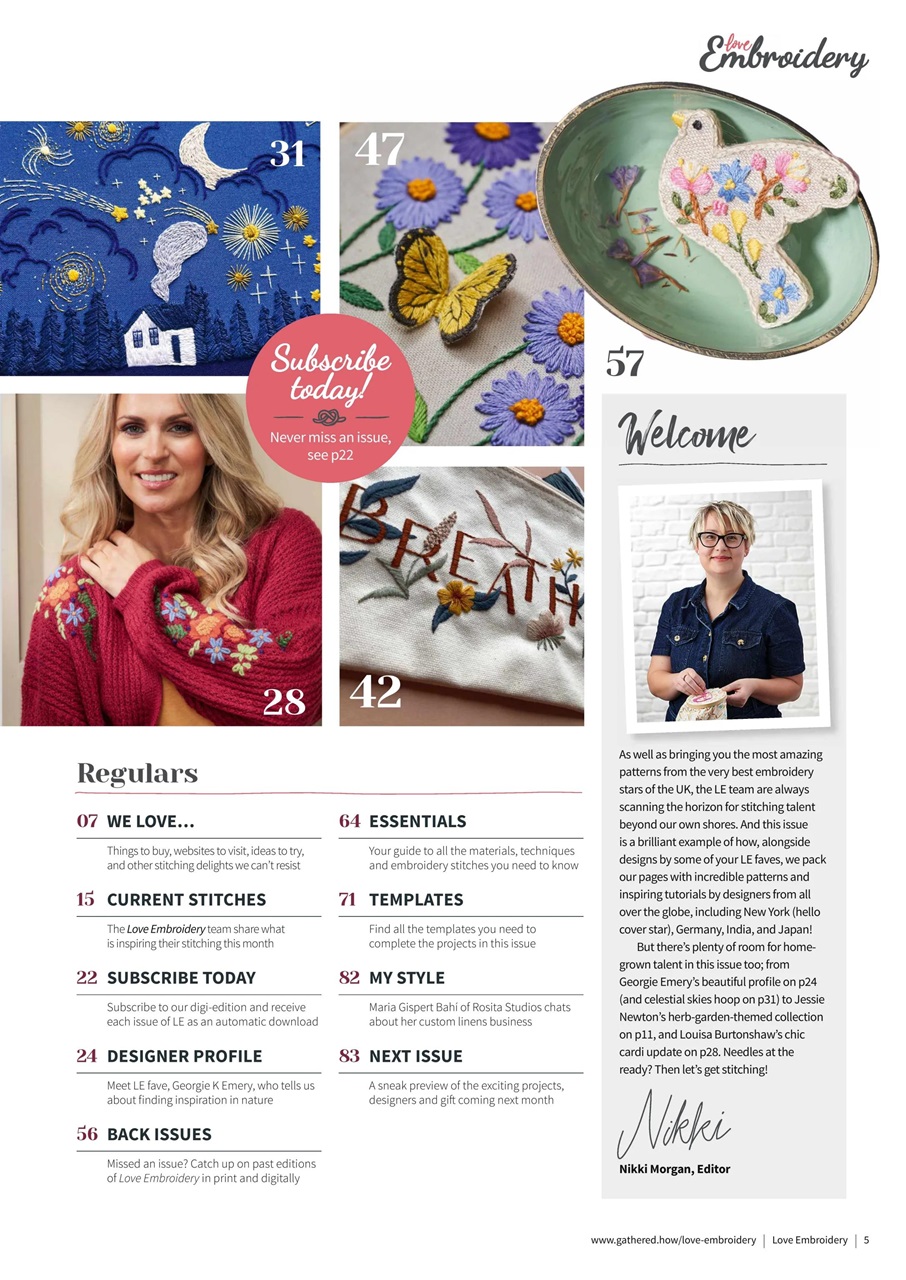 Love Embroidery Magazine - Issue 48 Subscriptions | Pocketmags