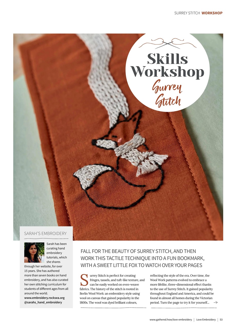Love Embroidery Magazine - Issue 48 Back Issue