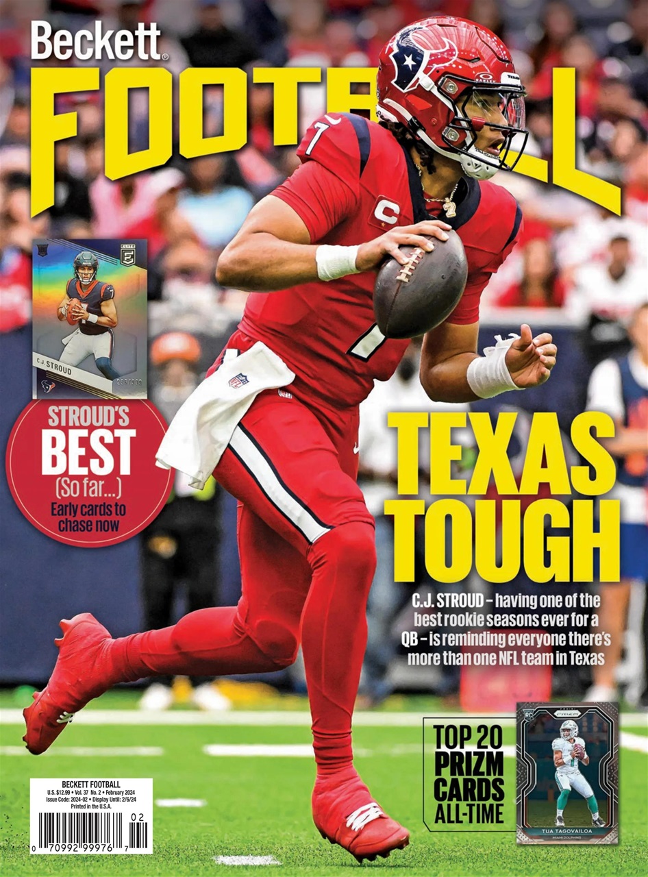 Beckett Football Magazine - February 2024 Subscriptions | Pocketmags