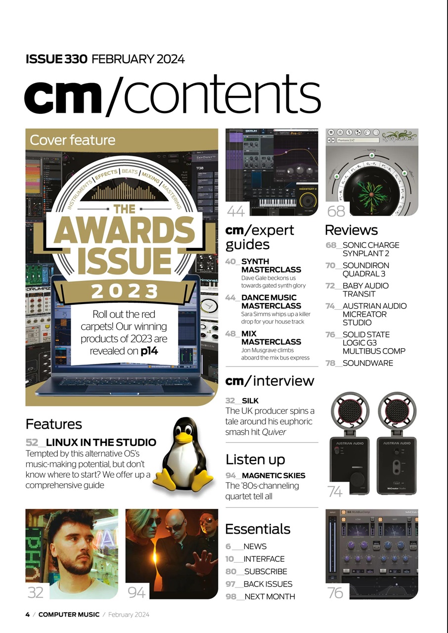 Computer Music Magazine - February 2024 Subscriptions | Pocketmags