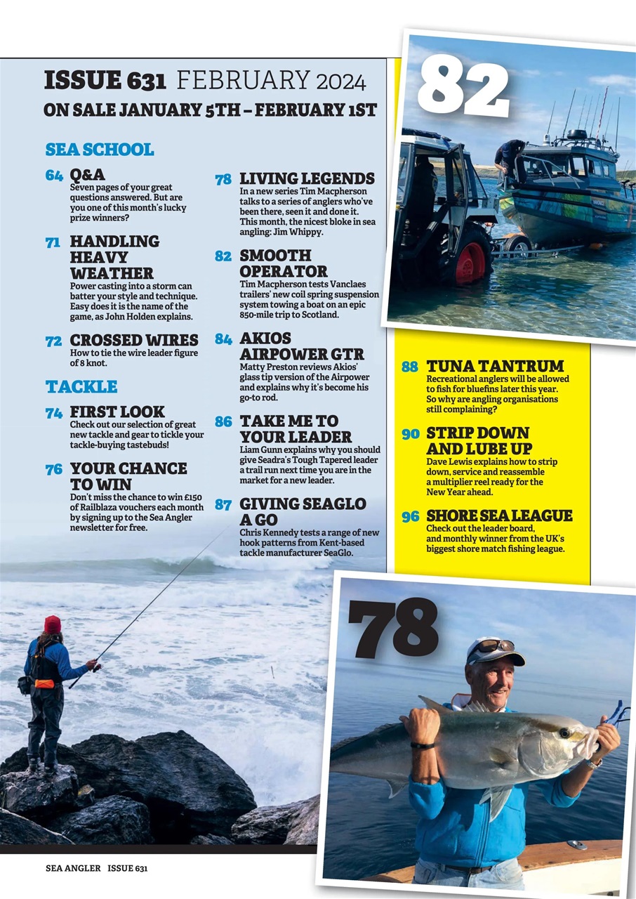 Sea Angler Magazine - 631 Feb-24 Back Issue